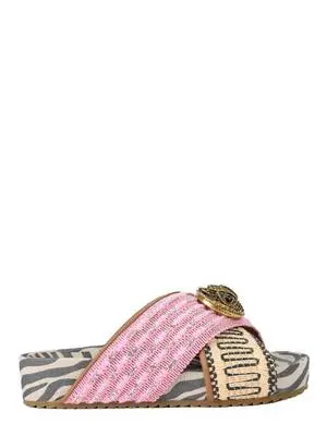 Kurt Geiger Chelsea Flatform Sandals - Open Pink