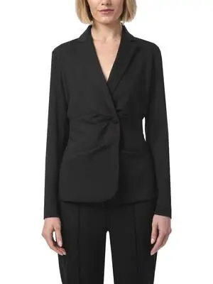 CAPSULE 121 Knitted Tailored Blazer - Black