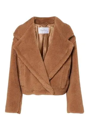MAX MARA Gardone Camel Hair And Silk Teddy Coat
