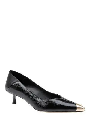 L'Agence Garlan Leather Pumps - Black Patent
