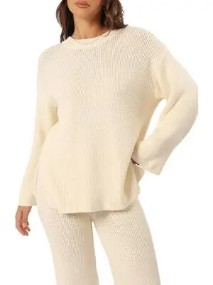 PETAL & PUP Mckinley Cotton Sweater - Cream