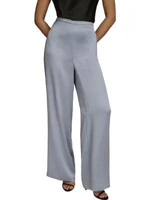 Donna Karan New York Wide Leg Trousers - Glacial Blue