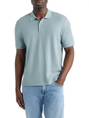 Nordstrom Pima Cotton Piqué Polo - Grey Mineral