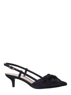 Nina Nina Stella Slingback Pointed Toe Pumps Black