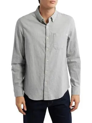 Ag Aiden Classic Fit Button-down Shirt Heather Grey