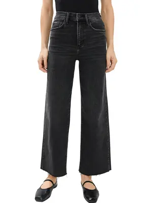 DAZE Pleaser Wide Leg Jeans - Twilight