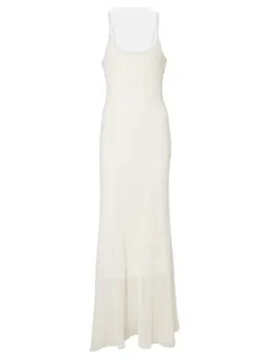 Faithfull The Brand Treillis Crochet Midi Dress - White