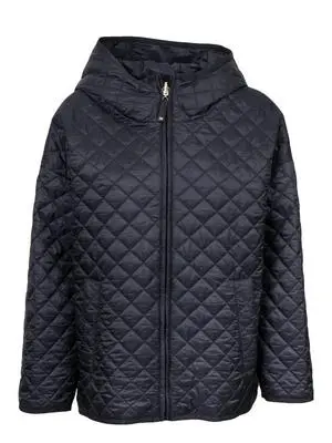 Max Mara Max Mara The Cube Leo Zip-Up Reversible Jacket Blue