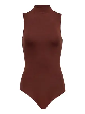 SHOP AMBITIONIST Shop Ambitionist Mock Neck Tank Bodysuit