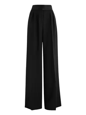 REBECCA VALLANCE Rebecca Vallance Eclipse Satin-Paneled Trousers
