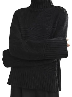 Jenni Kayne Jackie Cashmere Sweater - Black