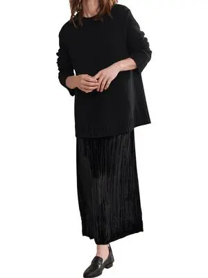 Jenni Kayne Amelia Cashmere Sweater - Black