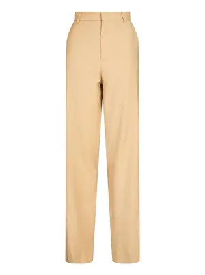 Moschino Twill Straight-leg Trousers - Beige