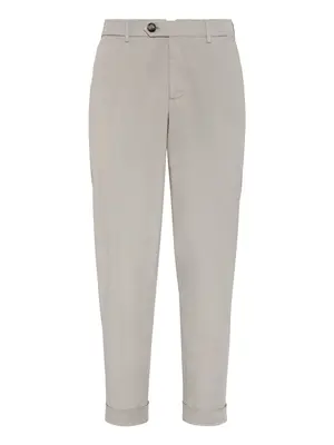 Brunello Cucinelli Tapered Trousers - Neutrals
