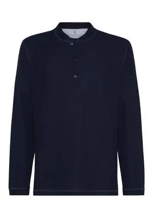 BRUNELLO CUCINELLI Long-sleeve Polo Shirt