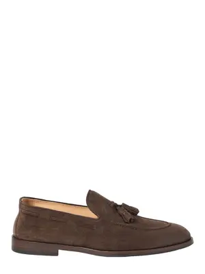 Brunello Cucinelli Suede Loafers - Brown