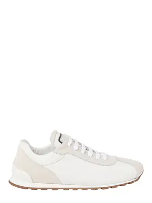 Brunello Cucinelli Panelled Sneakers - White