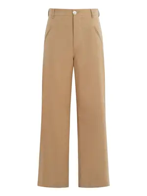Marni Straight-leg Trousers - Neutrals