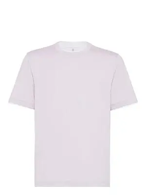 Brunello Cucinelli Layered T-shirt - Purple