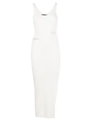 GLORIA COELHO X Isabella Fiorentino Cut-out Maxi Dress - White