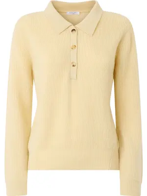 BOGLIOLI Boglioli Ribbed Cashmere Polo