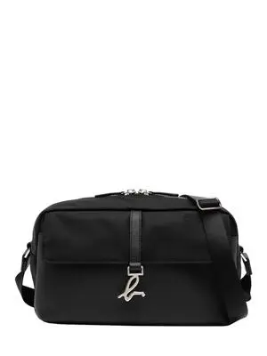 AGNÈS B. Logo-plaque Crossbody Bag - Black