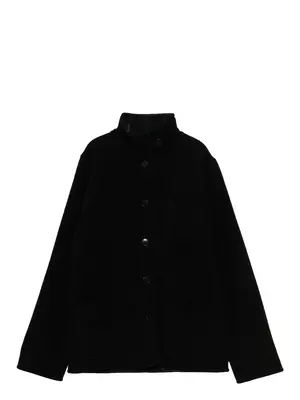 AGNÈS B. Felt Oversized Jacket - Black