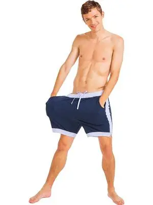 JAMBYS Jambys SoftStretch Basketball Shorts Navy /lavender