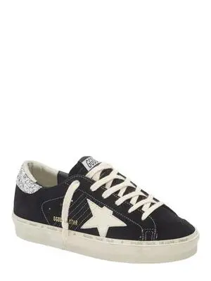 GOLDEN GOOSE Hi Star Platform Sneakers - Black/ Ivory/ Silver