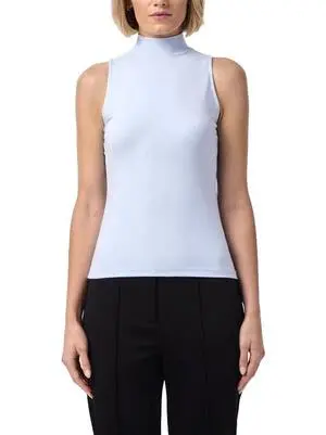 CAPSULE 121 Sleeveless Mock Neck Top - Baby Blue