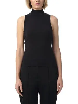 CAPSULE 121 Sleeveless Mock Neck Top - Black