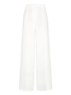 Brunello Cucinelli Pleated Trousers - White