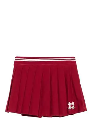 Amiri Ma Quad Mini Skirt - Red