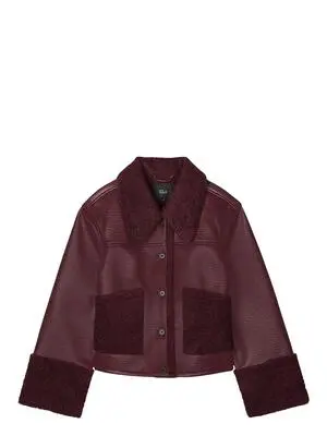 Rails Rails Dria Faux Leather Jacket Maroon