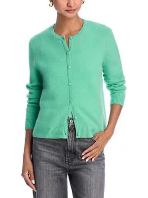 Bloomingdale'S C By Bloomingdale's Crewneck Cardigan Sweater Fern