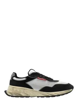 Dsquared2 Panelled Low-top Sneakers - Black