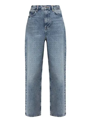 SAMSOE SAMSOE Wide Leg Jeans - Blue