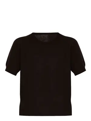 MAISON MARGIELA Virgin Wool T-shirt - Brown