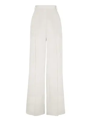 Brunello Cucinelli Wide Leg Trousers - Neutrals