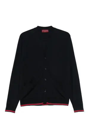 Gucci Wool Cardigan - Blue