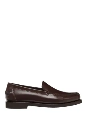Brunello Cucinelli Leather Loafers - Brown