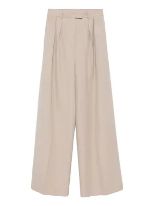 ANINE BING Lou Trousers - Neutrals
