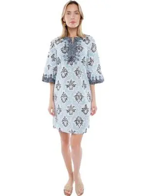 Calypso St. Barth Clarissa Tunic - Light Blue