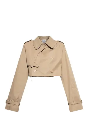VETEMENTS VETEMENTS Cropped Trench Jacket
