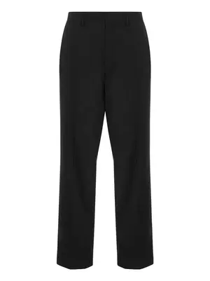 Moschino Virgin Wool Trousers - Black