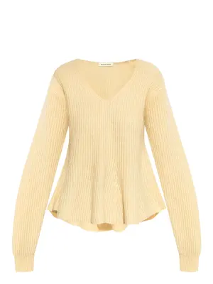 BY MALENE BIRGER Ribbed-knit Jumper - Neutrals