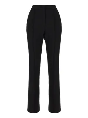 Sportmax High-waisted Trousers - Black