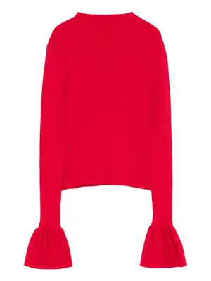 ROTATE BY BIRGER CHRISTENSEN High-neck Jumper - Red