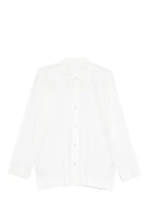 Issey Miyake Pleated Shirt - White