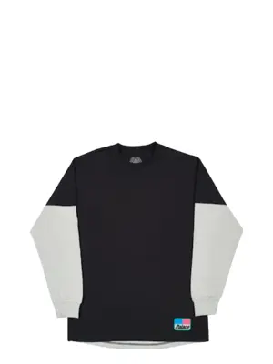 PALACE Splitter Longsleeve Black/grey Marl